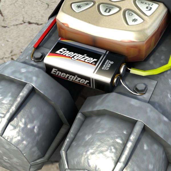 3d model ied cell phone