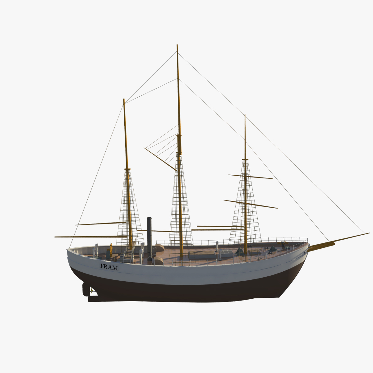 fram ship 3d max