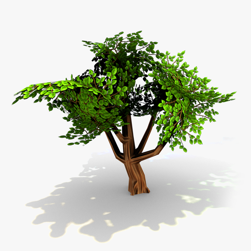 props tree 3d obj