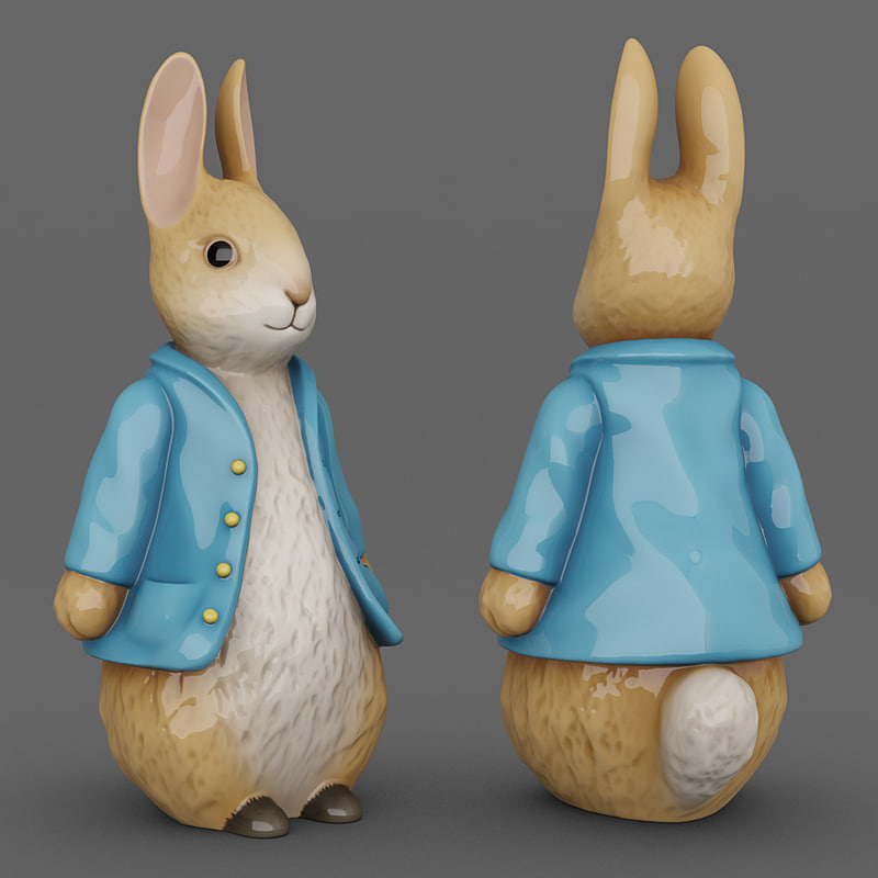max bunny figurine