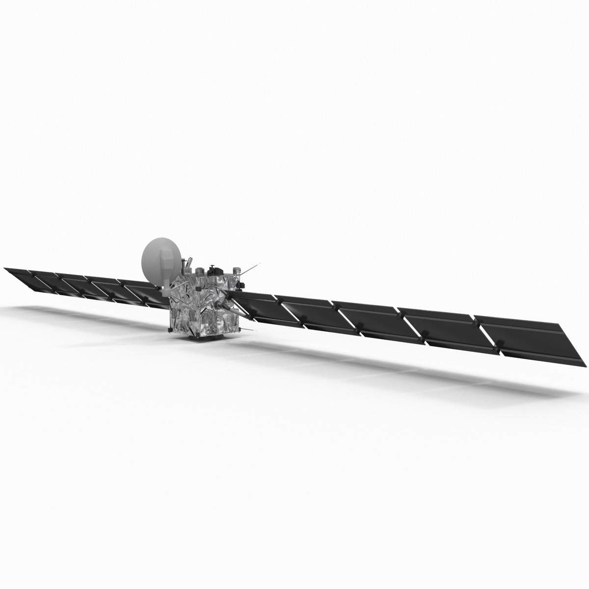 rosetta spacecraft probe 3d model