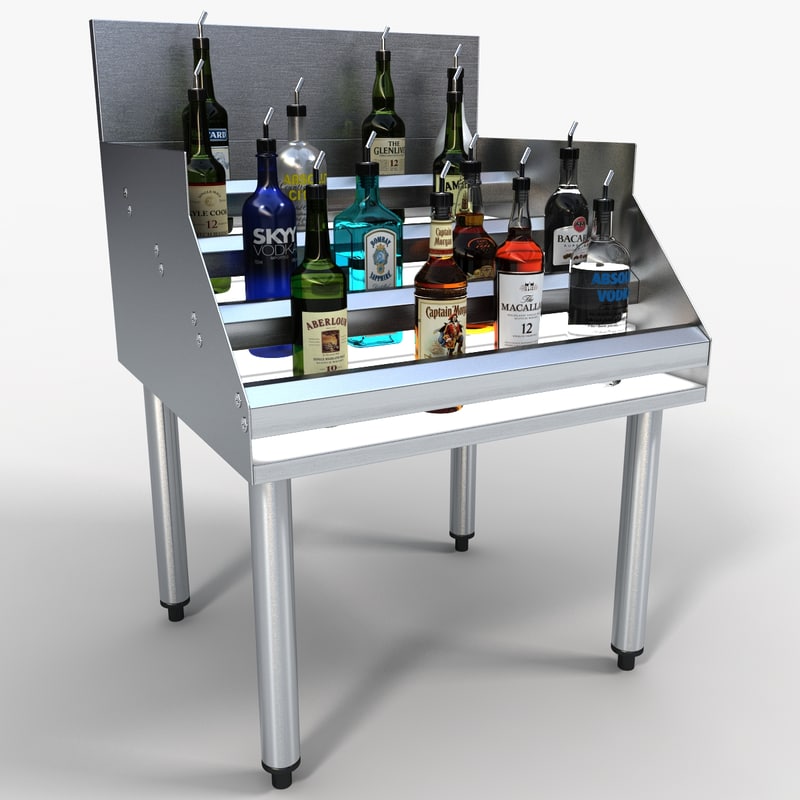 liquor stand 3d 3ds