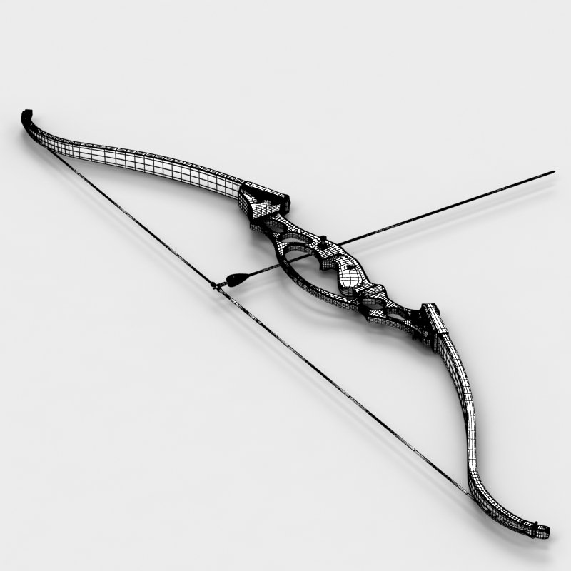max re-curve bow arrow