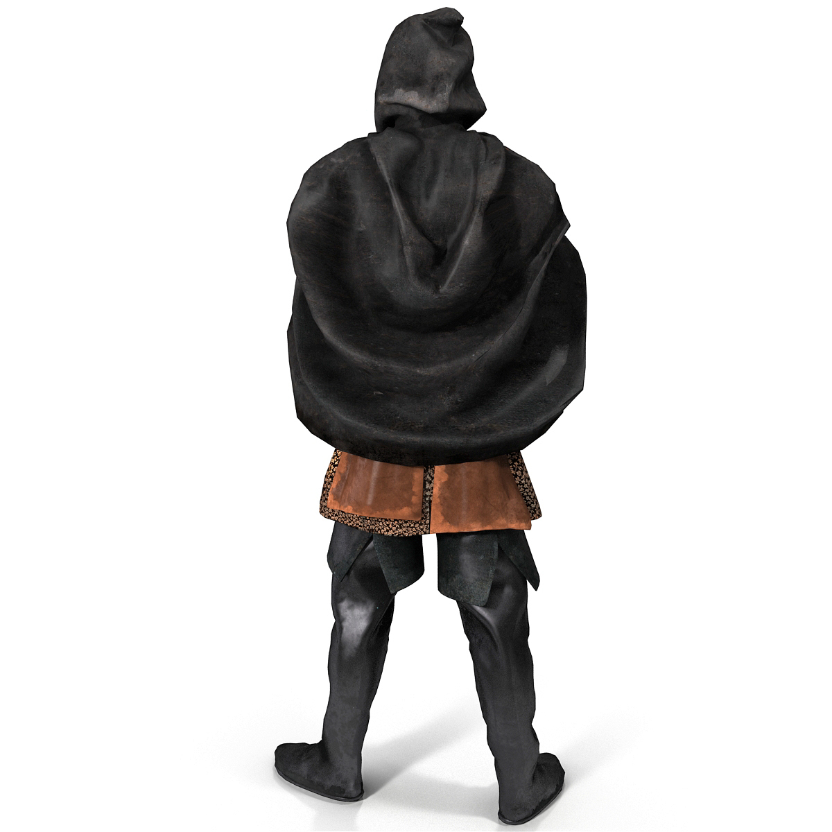 medieval thief rigged 3d model
