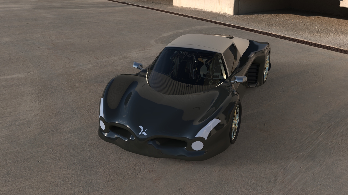 concept car 3d obj