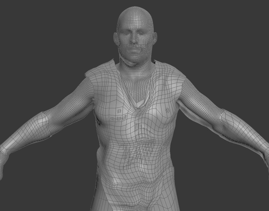 3d neanderthal cave man