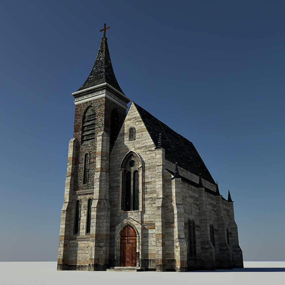 3d model church