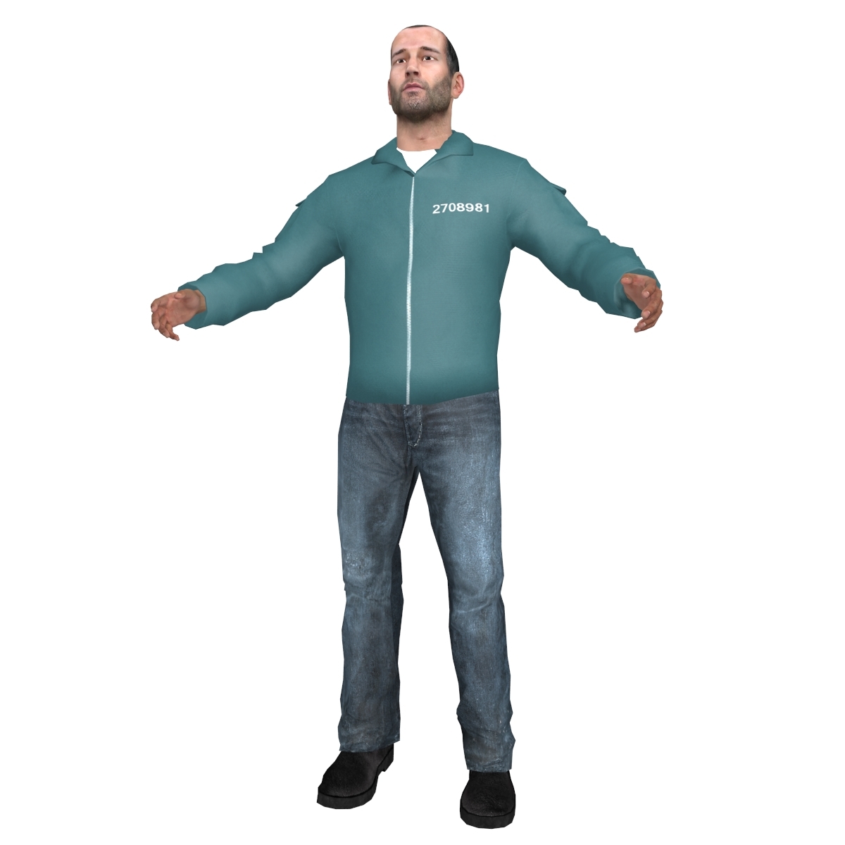 3d model convict prisoner