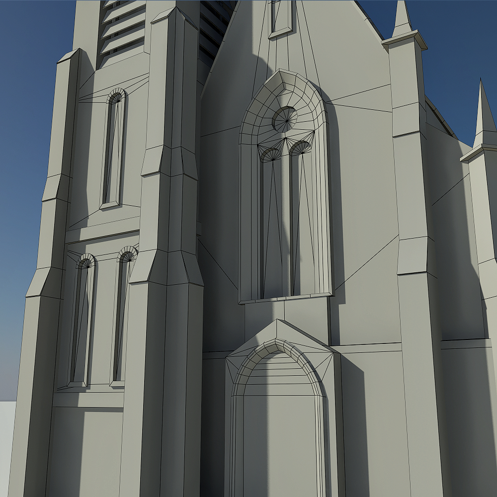 3d model church