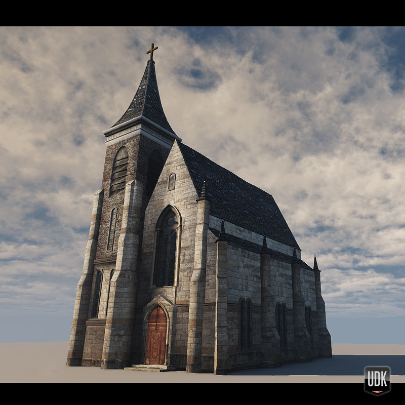 3d model church