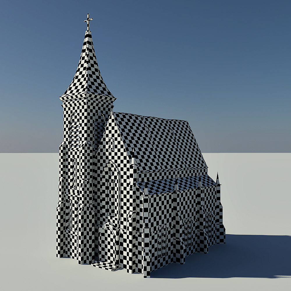 3d model church