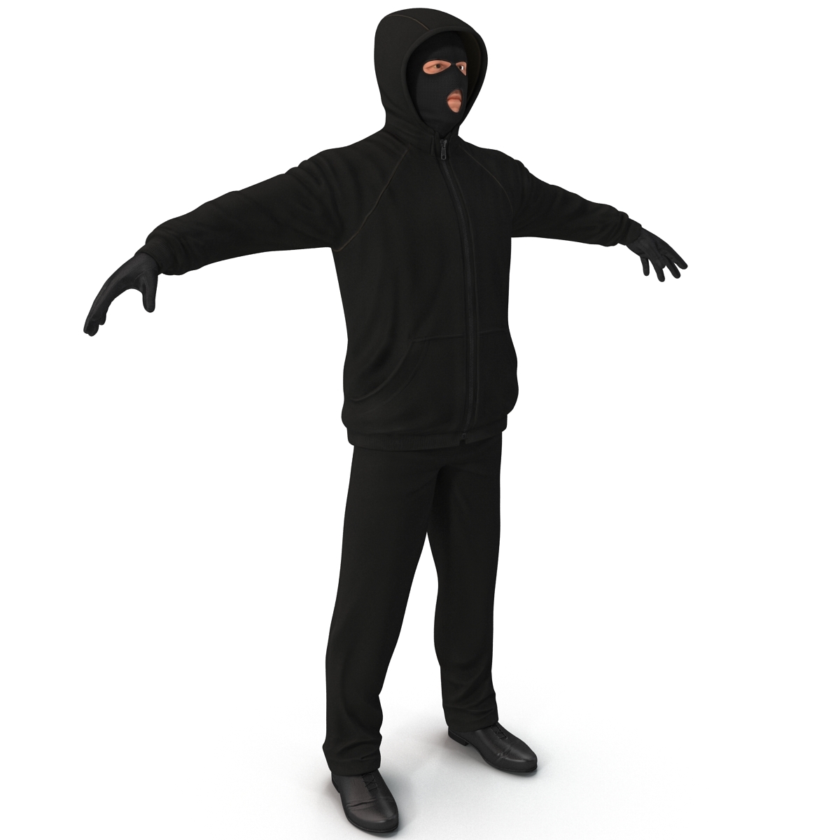 robber rigged 3d model