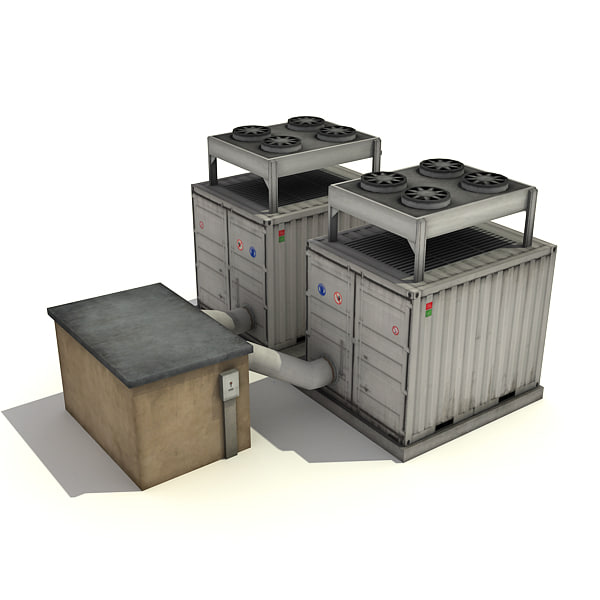 max low-poly cooling units