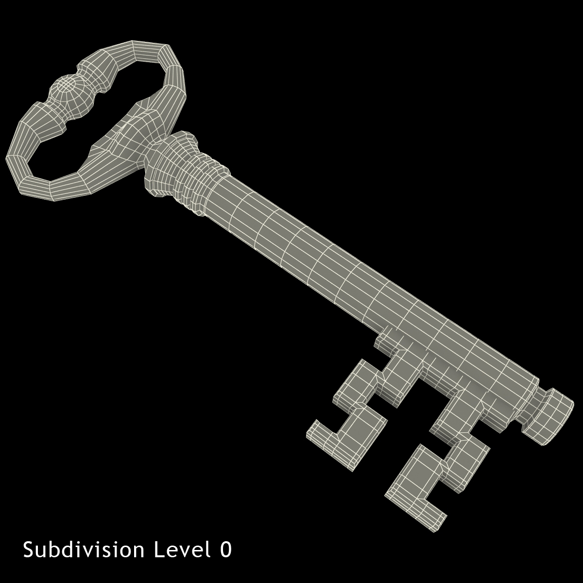 3d model skeleton key