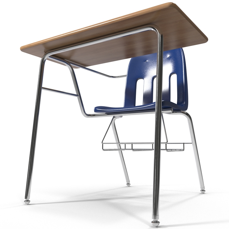 students desk 3d model