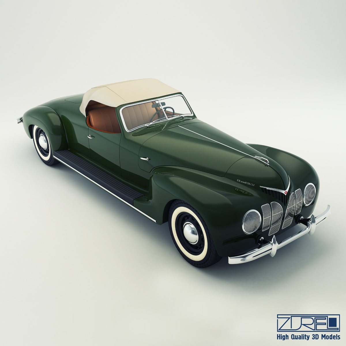 zis 101a sport 3d model