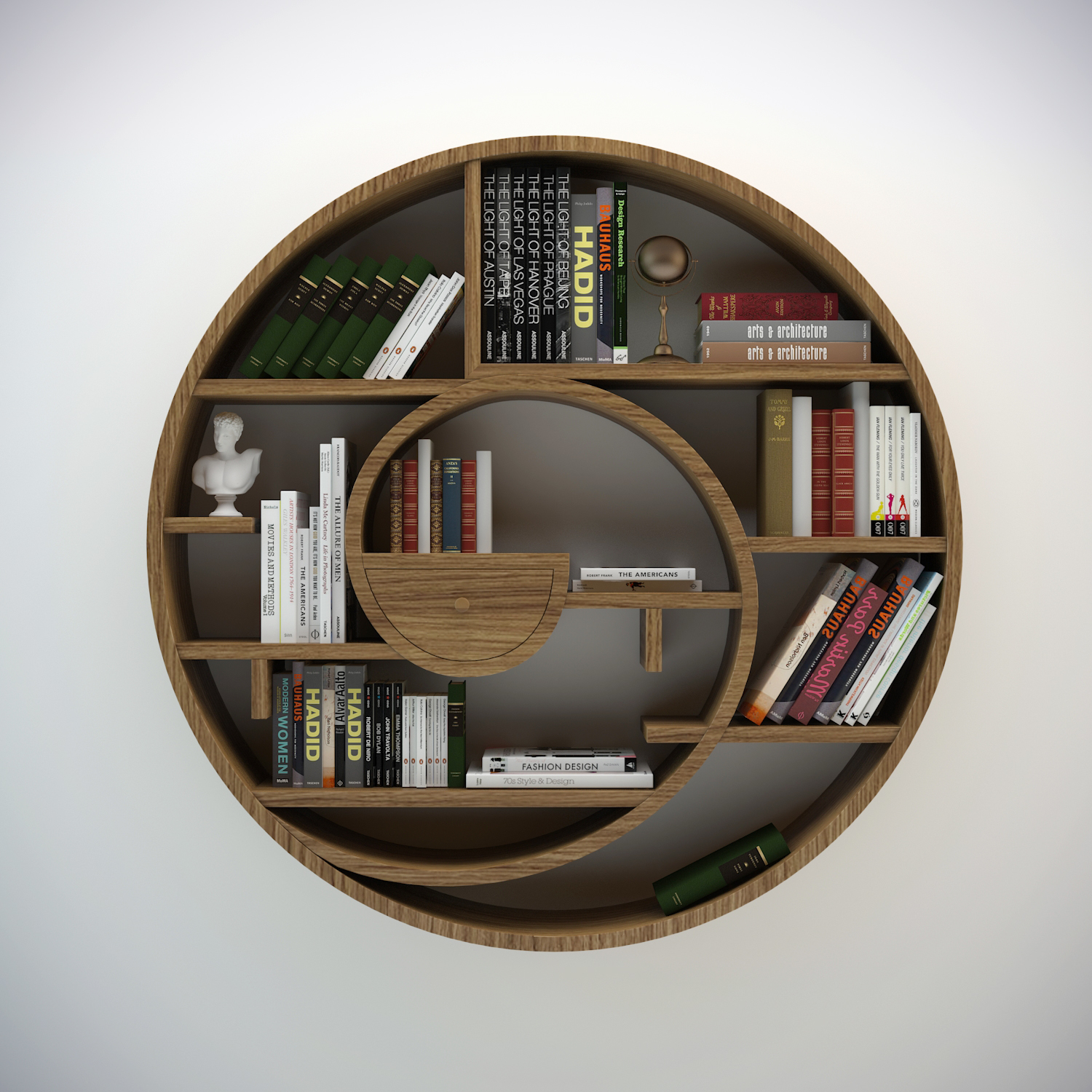 3d bookshelf model