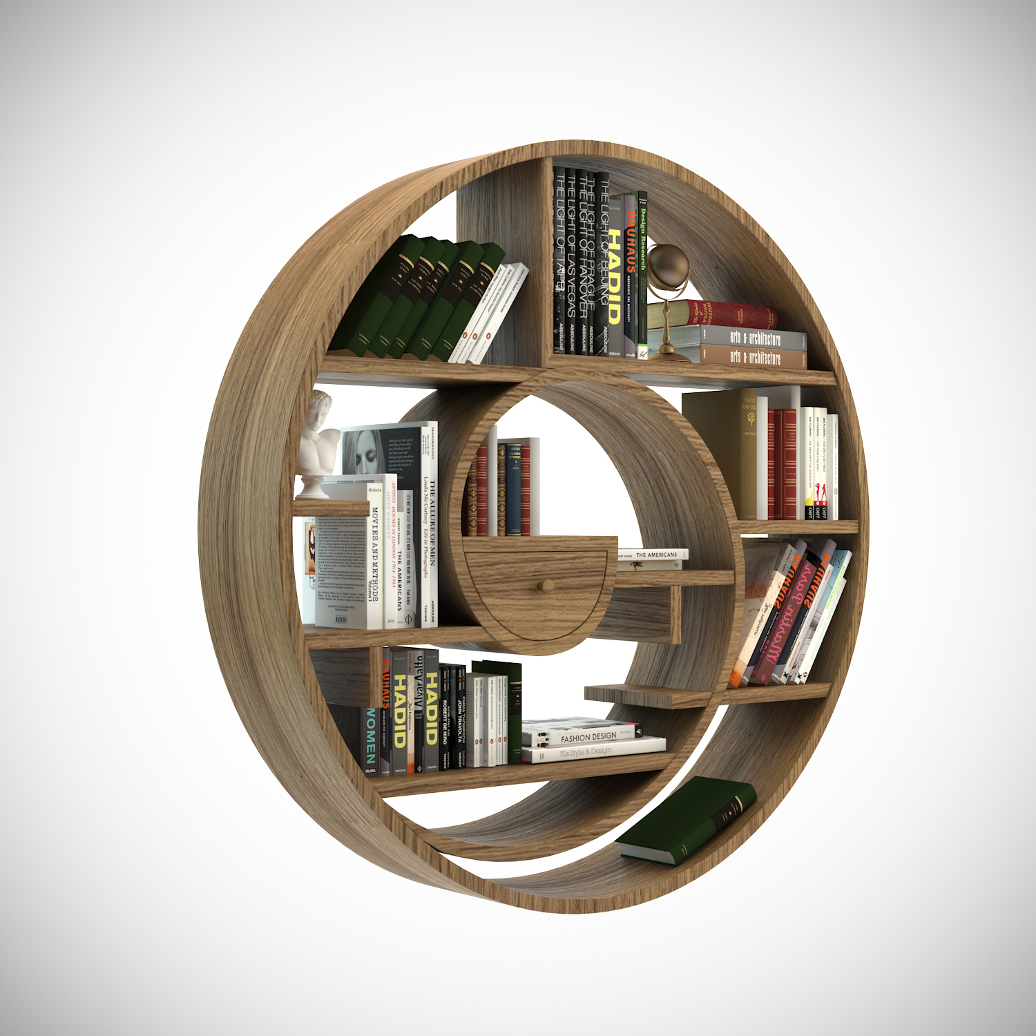 3d bookshelf model
