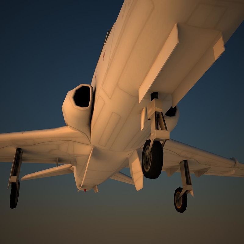 hawk 200 basic aircraft 3d model