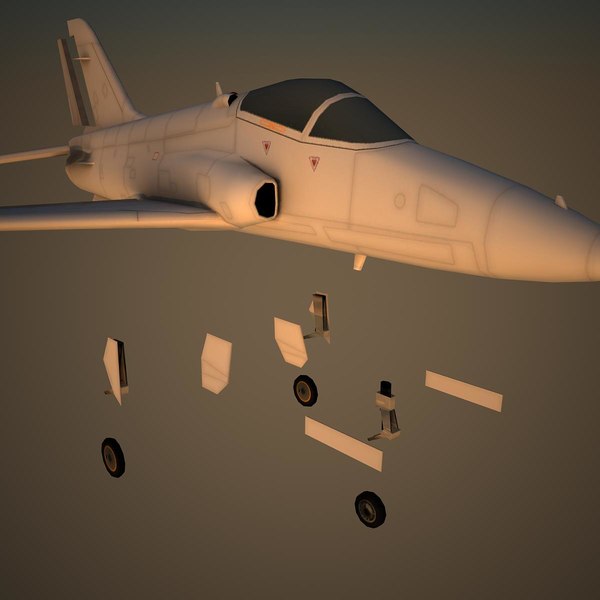 hawk 200 basic aircraft 3d model