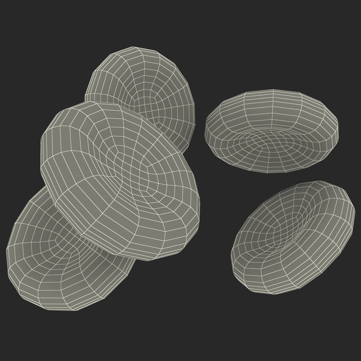 3d model red blood cell