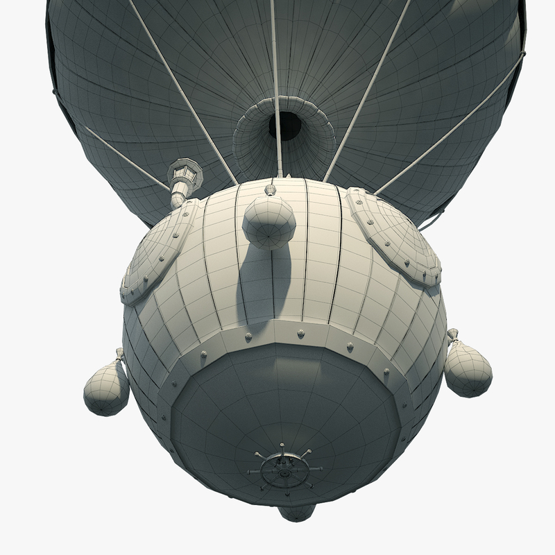 3ds balloon steampunk