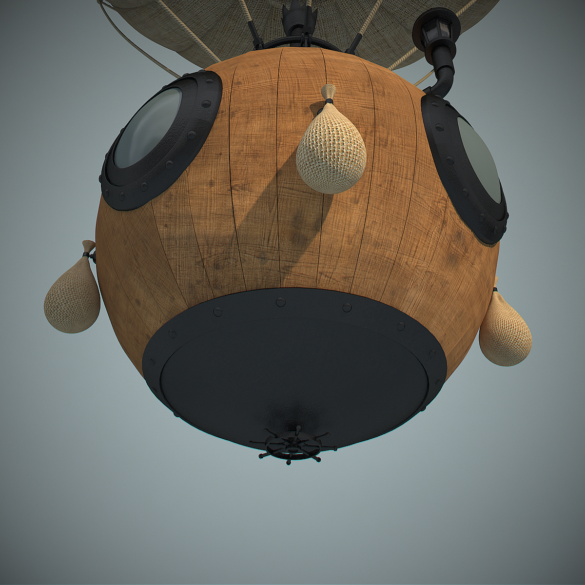 3ds balloon steampunk