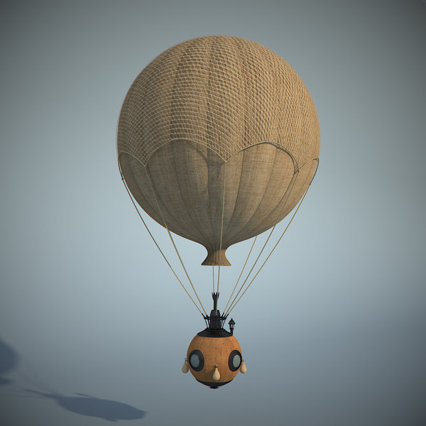 3ds balloon steampunk