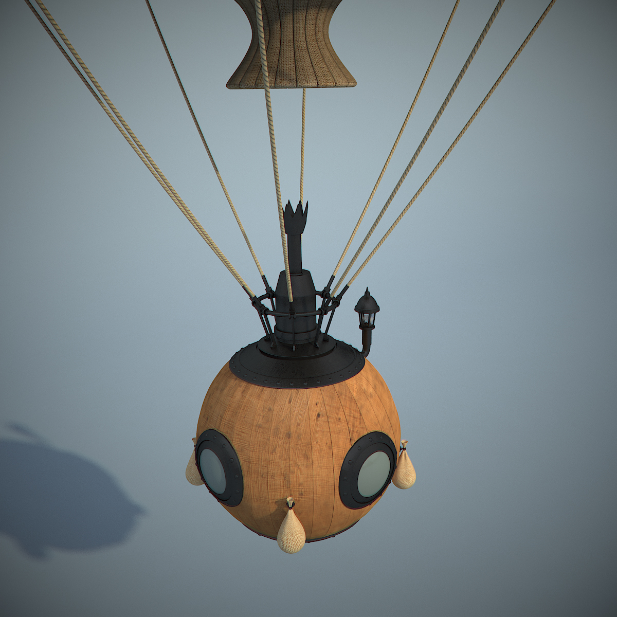 3ds balloon steampunk