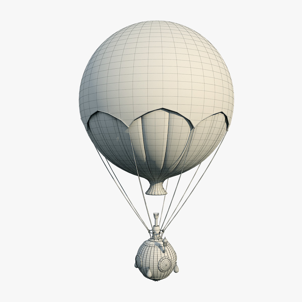 3ds balloon steampunk