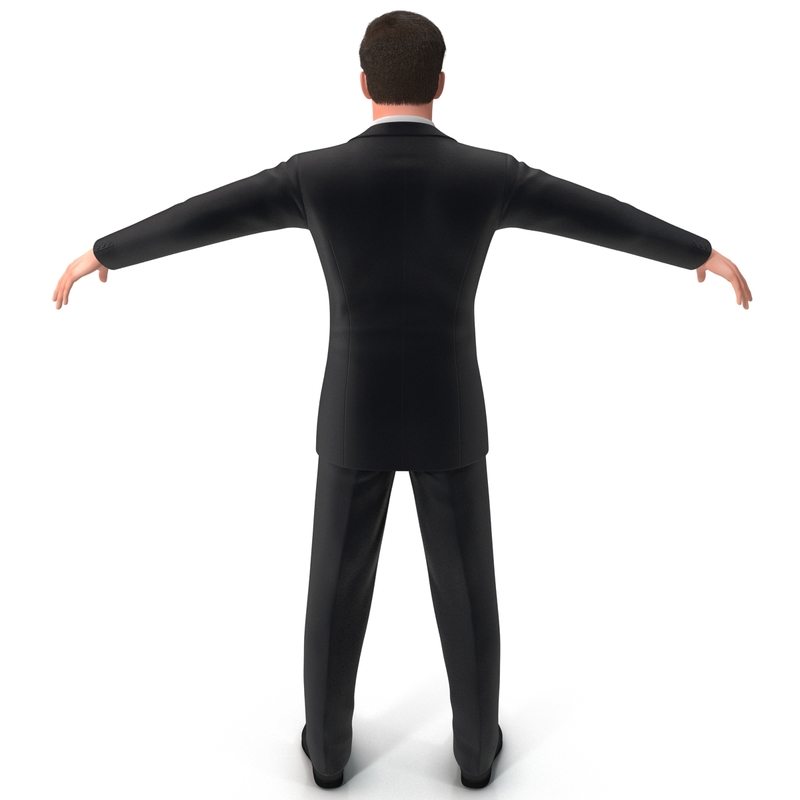 3d businessman 5 version 2 model