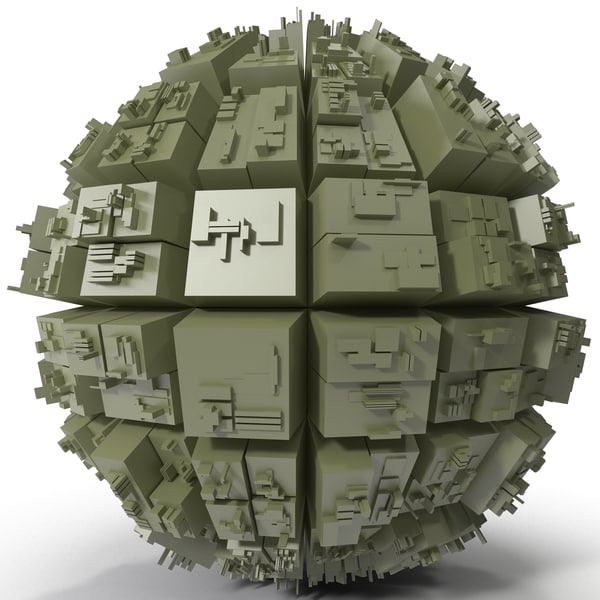 greeble sphere 3d max
