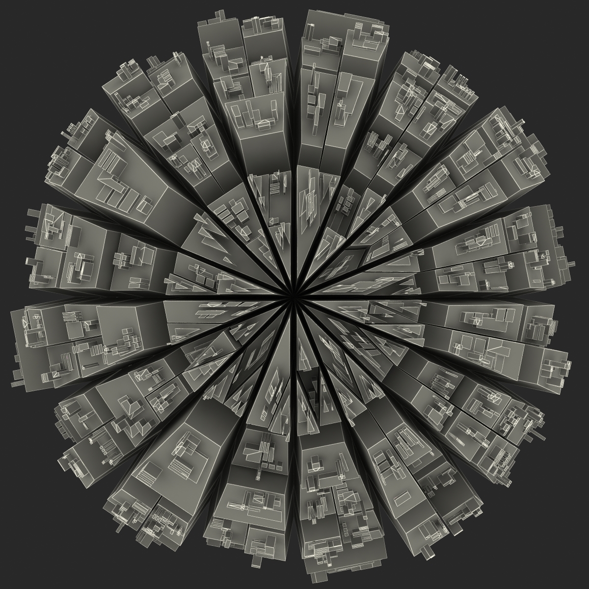 greeble sphere 3d max