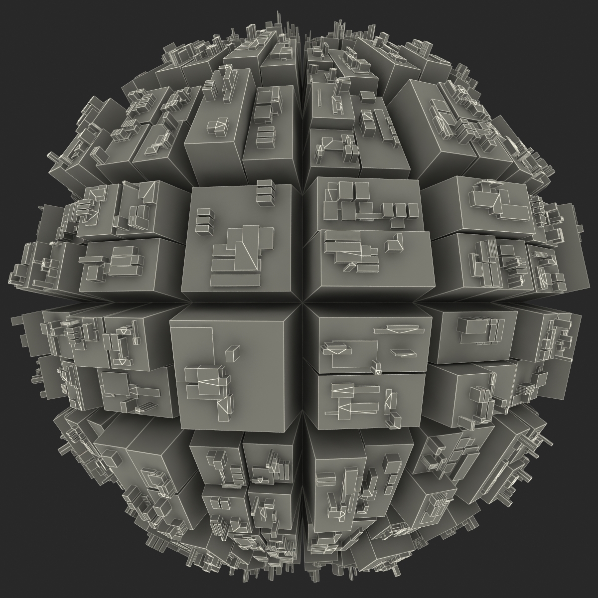 greeble sphere 3d max