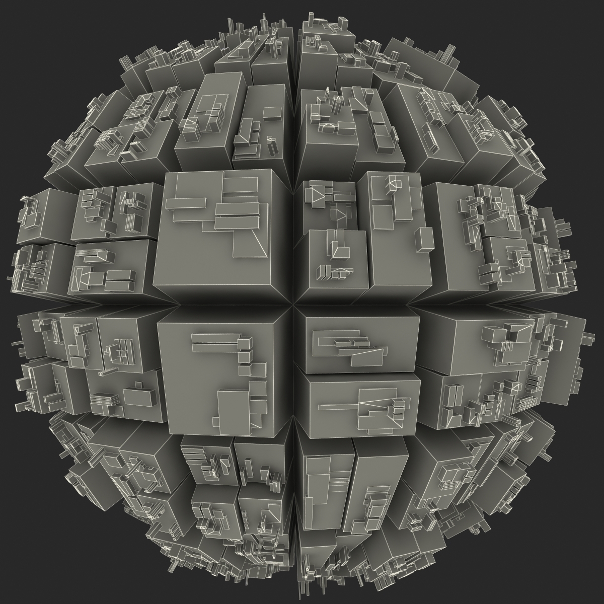 greeble sphere 3d max