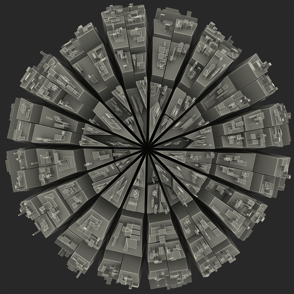 greeble sphere 3d max
