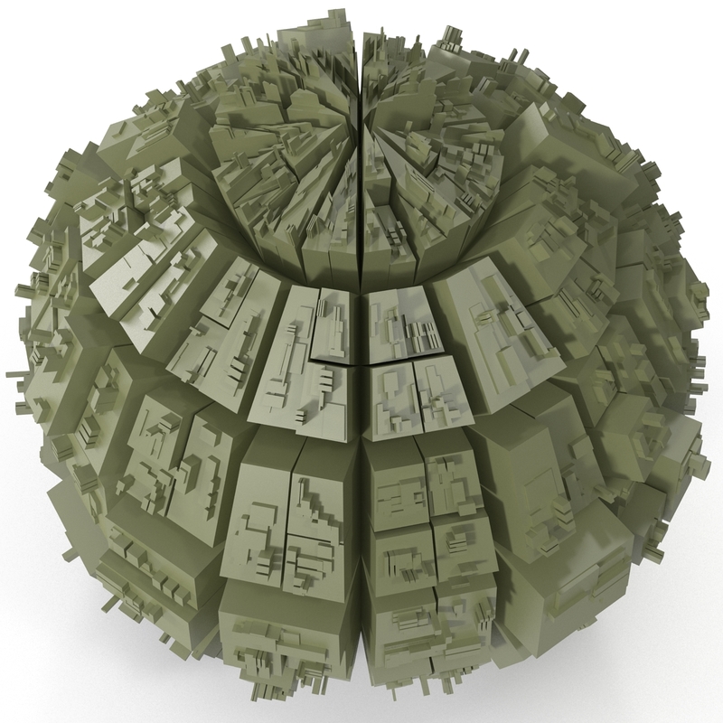 greeble sphere 3d max
