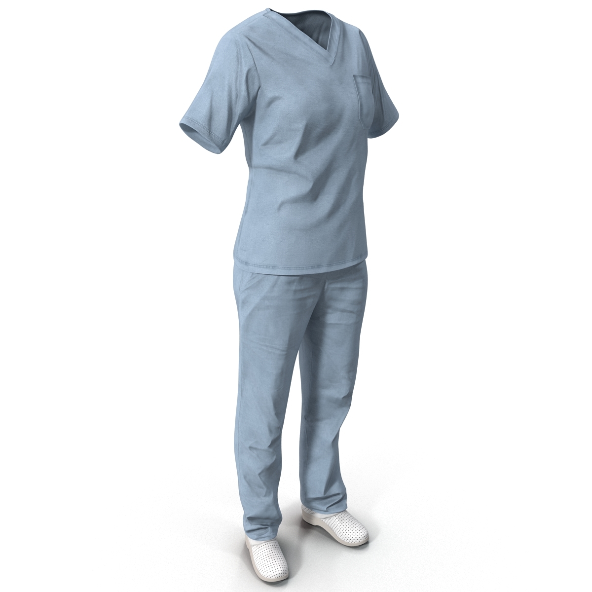 3d nurse uniform model