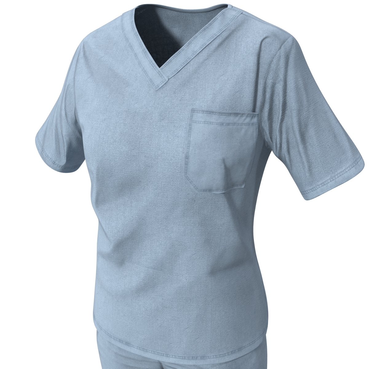 3d nurse uniform model