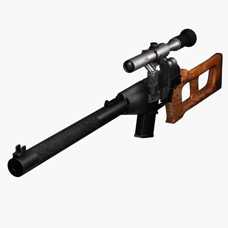 modelo 3d VSS Vintorez Sniper Rifle - TurboSquid 808103