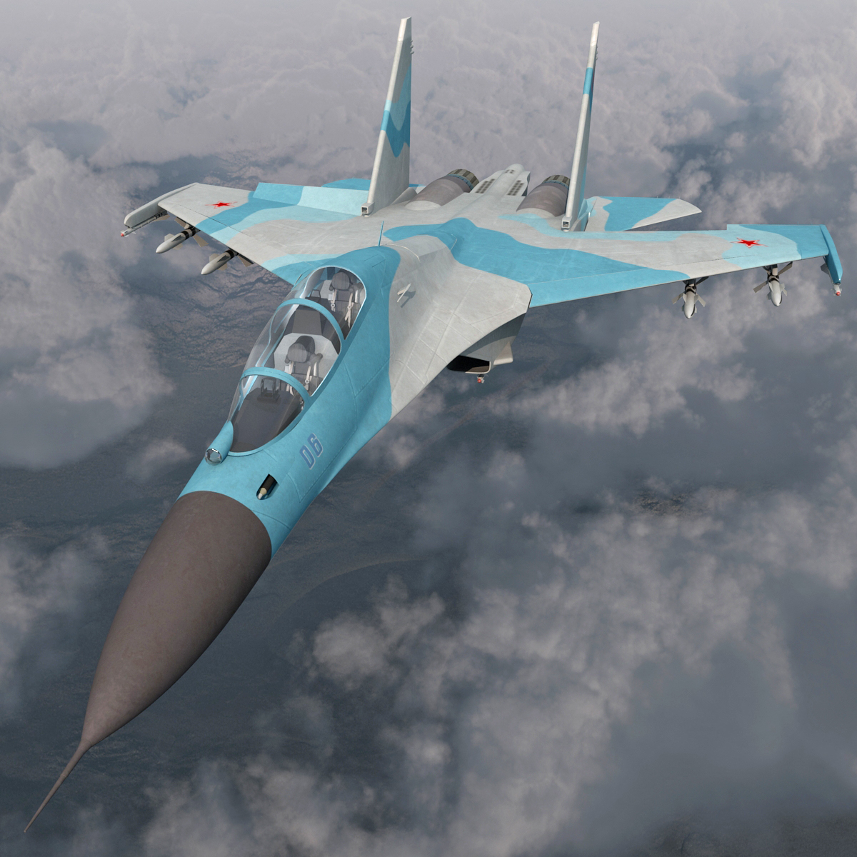 3d russian fighter aircraft sukhoi