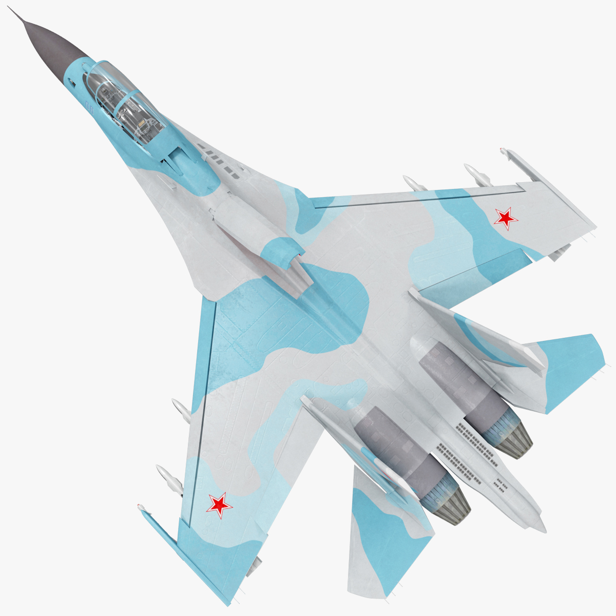 3d russian fighter aircraft sukhoi