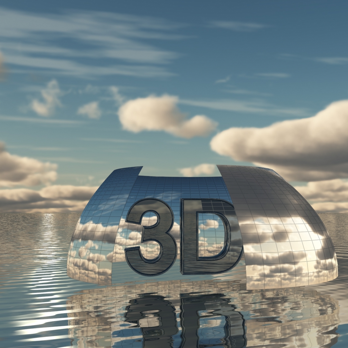 3d sky clouds model