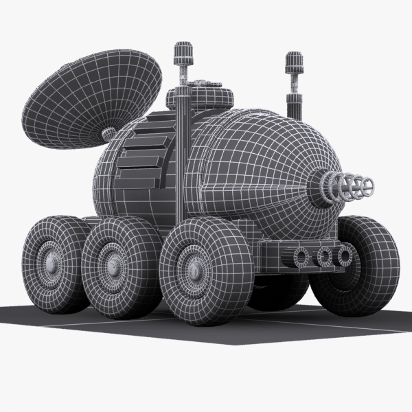 max cartoon space car