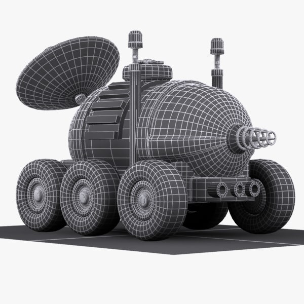 max cartoon space car