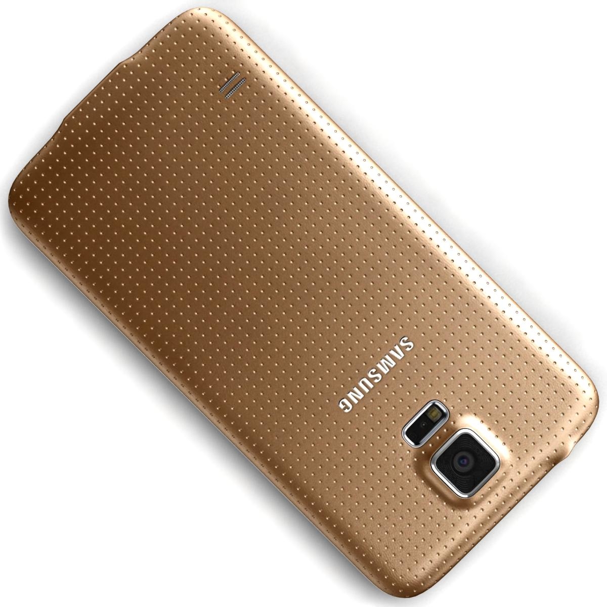 3d samsung galaxy s5 gold model