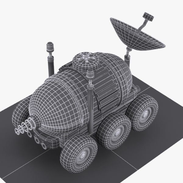 max cartoon space car