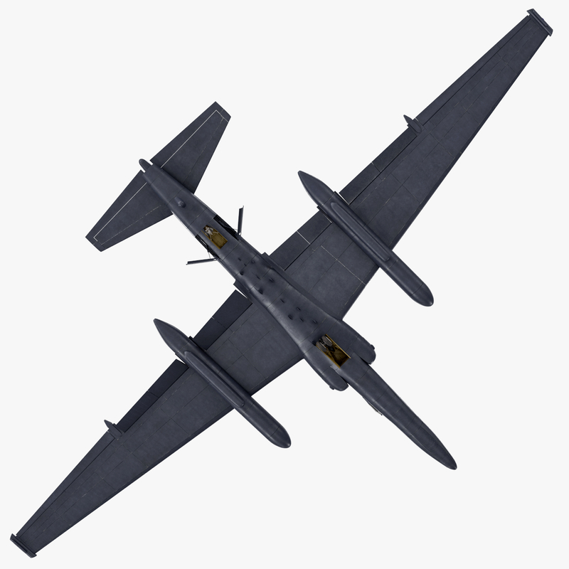 3d reconnaissance aircraft lockheed u-2 model