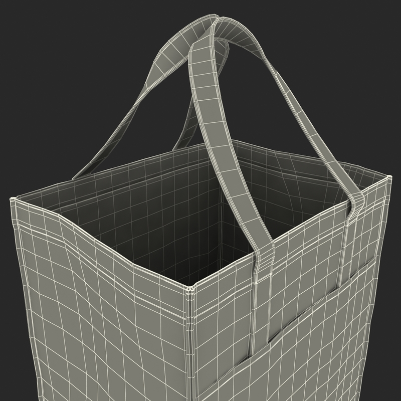 tote bag 3d model