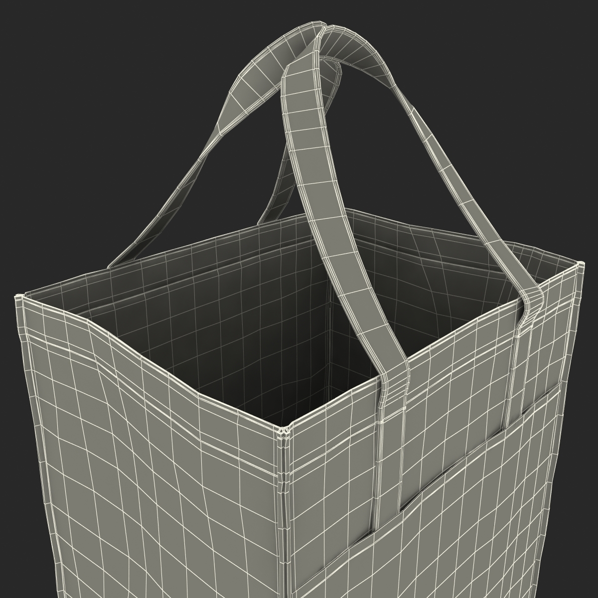 tote bag 3d model